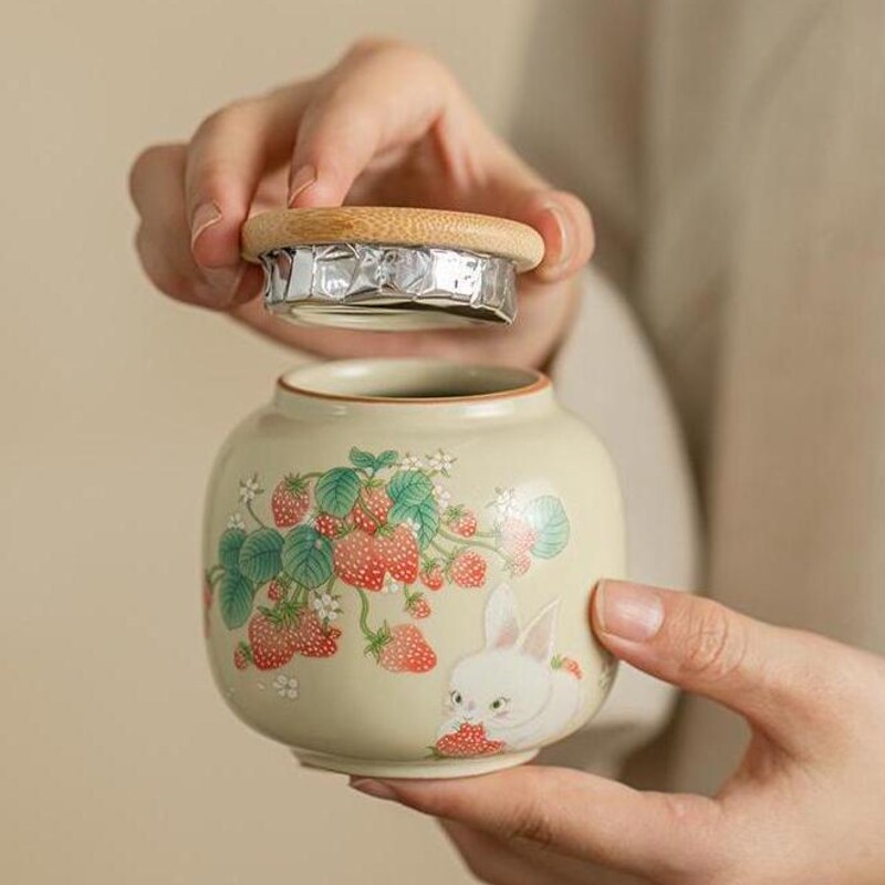 Ceramic Tea Jar - Etsy