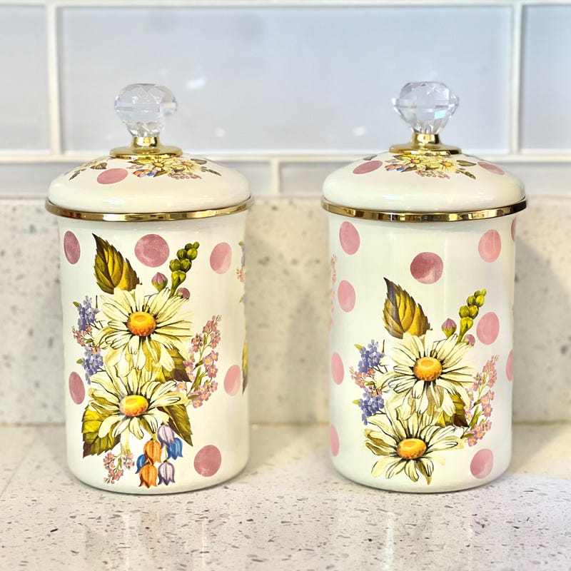 Daisy Canister Set - Etsy