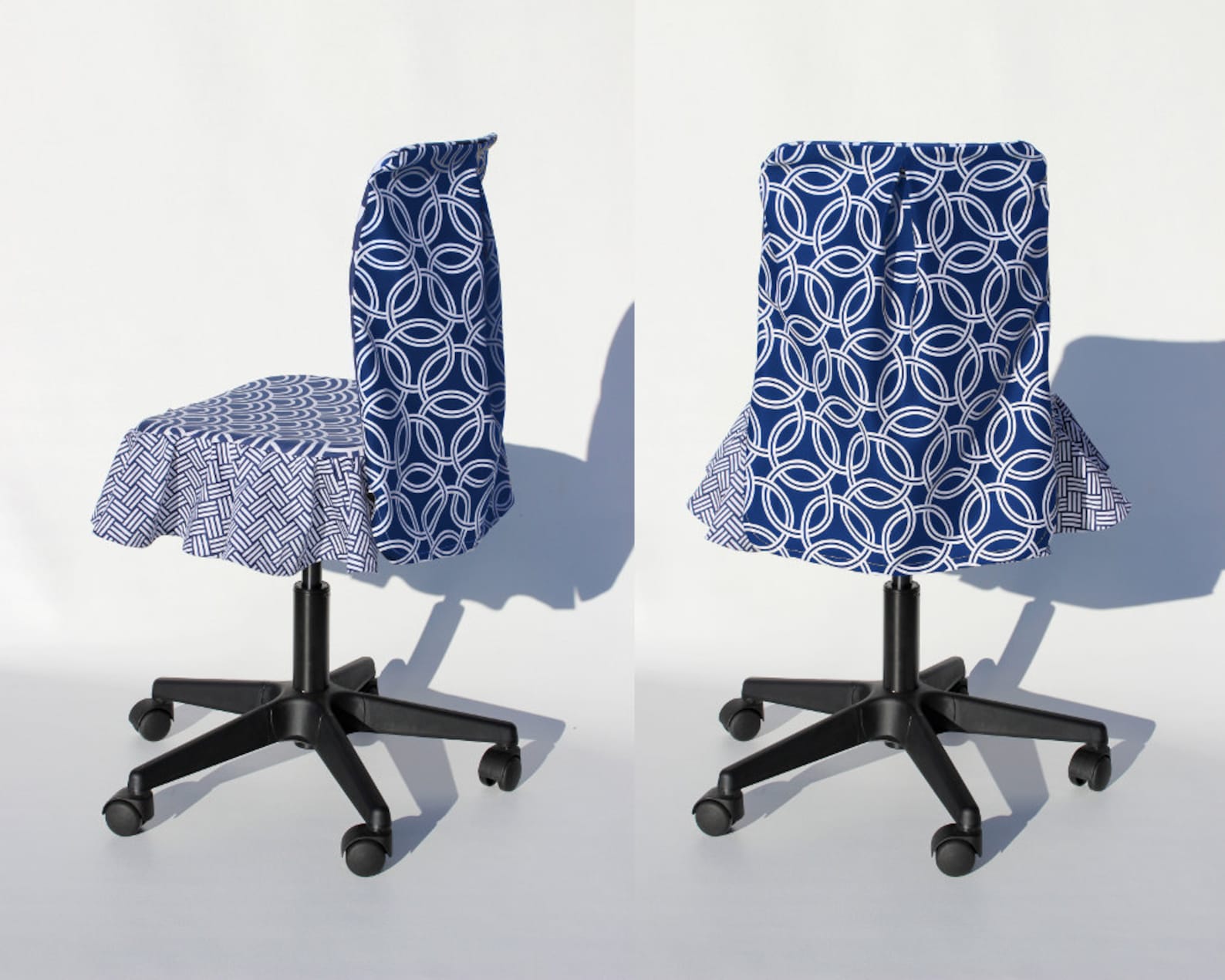 Back to School Dorm Decor DIY Chair Slipcover How to Sewing Pattern and ...