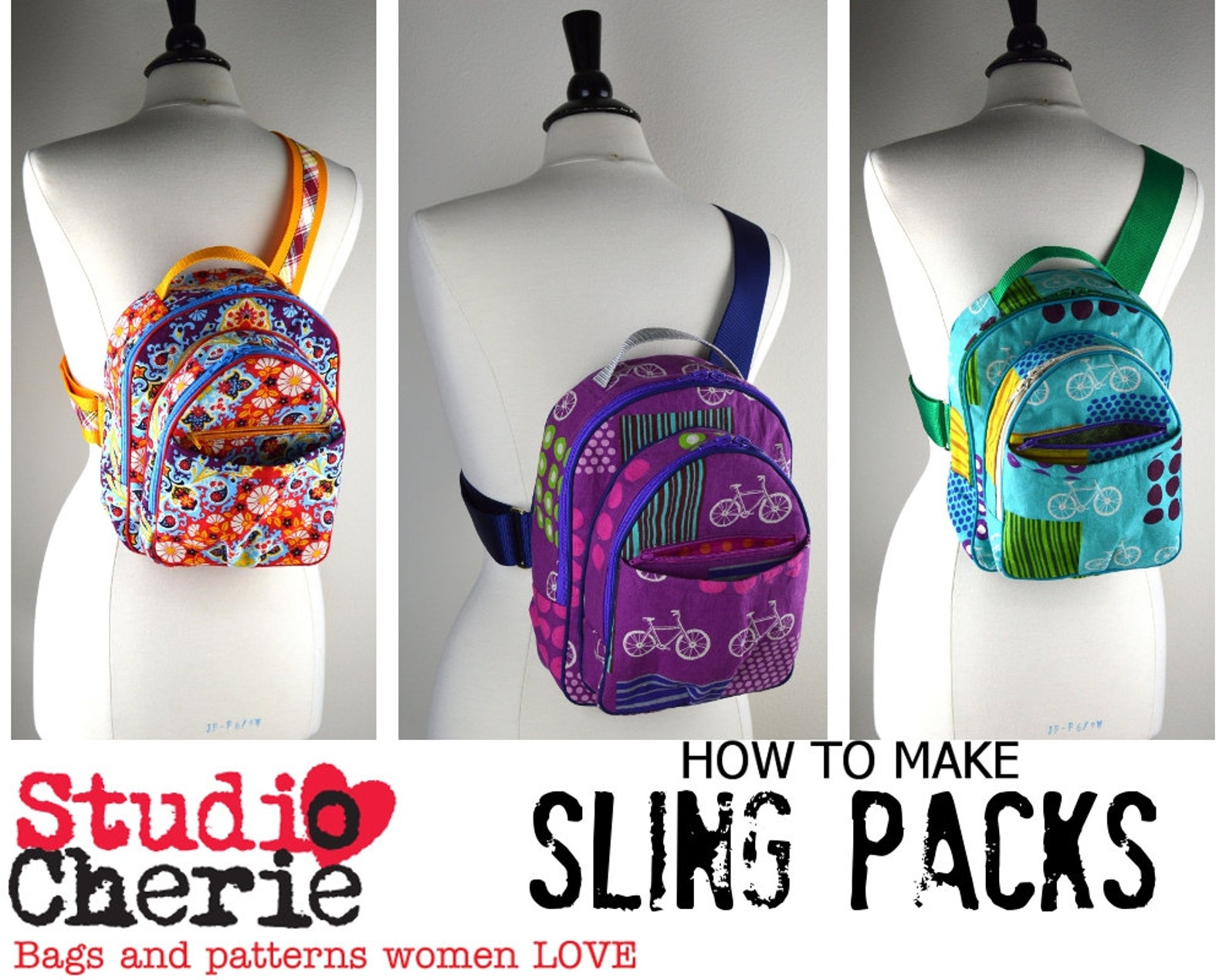 How to Make Sling Style Back Packs Instant Download Sewing Pattern - Etsy