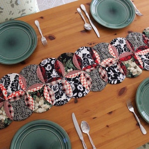 Easy Cathedral Windows Style Table Runner or Quilt Sewing Pattern - Etsy