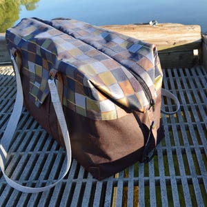 Hipster Duffel Sewing Pattern and Video Instruction Instant Download ...