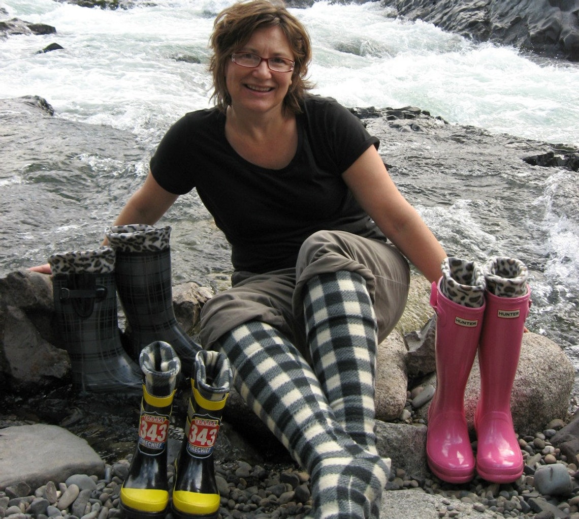 Sewing Pattern Fleece Boot Socks - Etsy