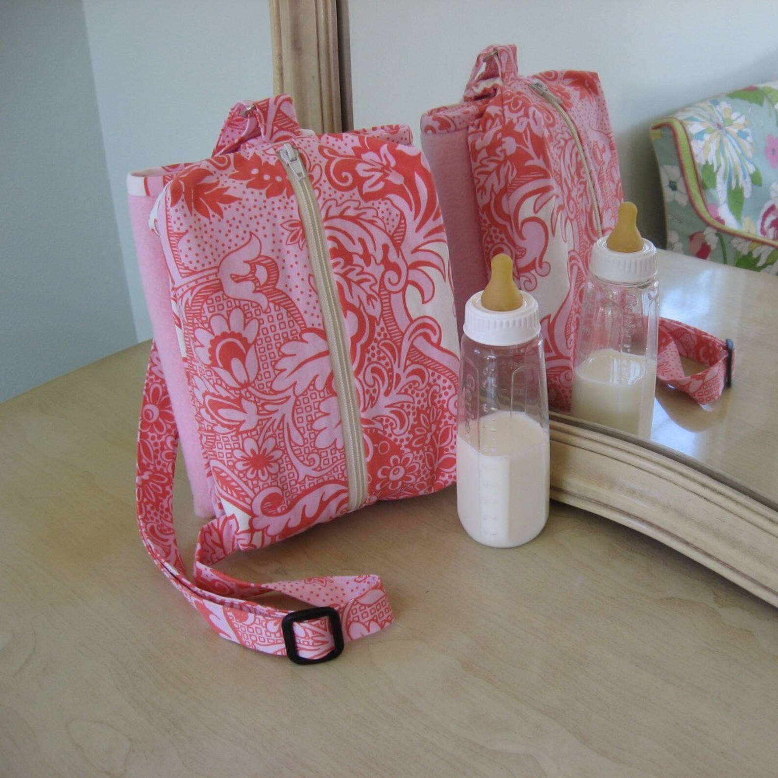 How to Make a Zippered Travel Change Pad Bag - Etsy