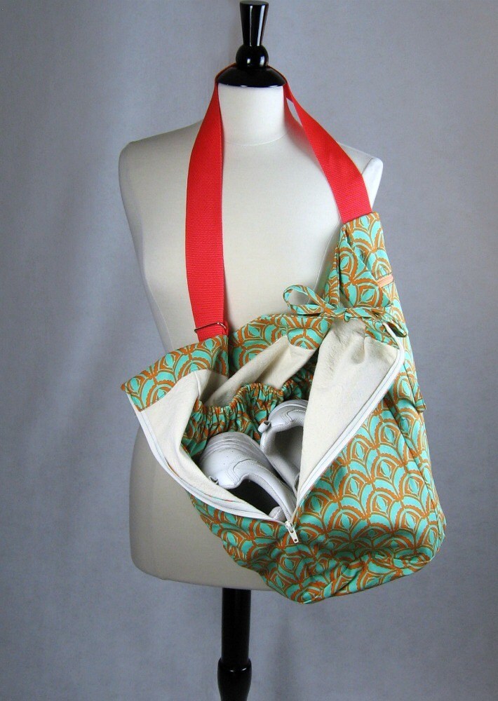 Gym Bag Sewing Pattern and Yoga Mat Carrying Strap Project | Etsy