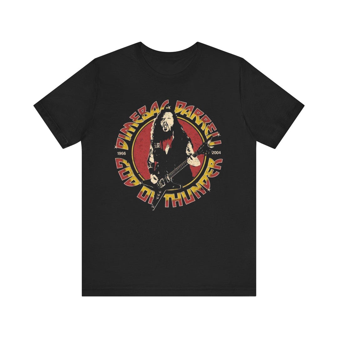 Dime Dios del Trueno Dimebag Darrel Metal Panter Damage Band Camisa ...