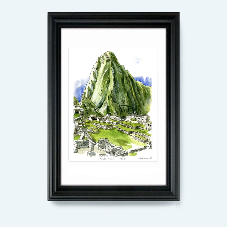 Machu Picchu, Inca Citadel, Peru Giclée Print by Joel Kimmel - Etsy