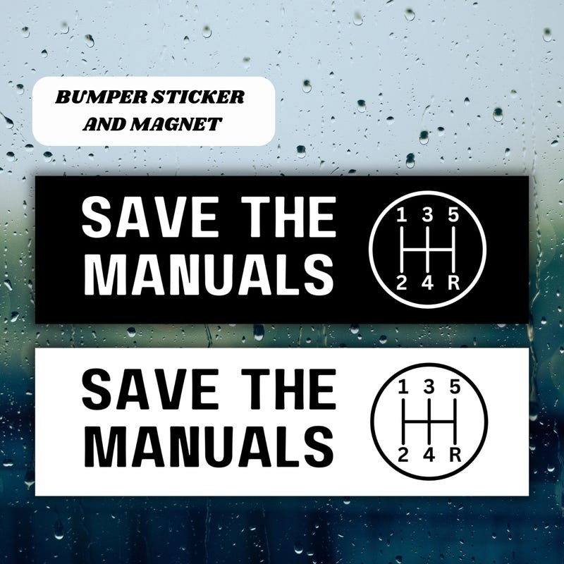 Save the Manuals - Etsy