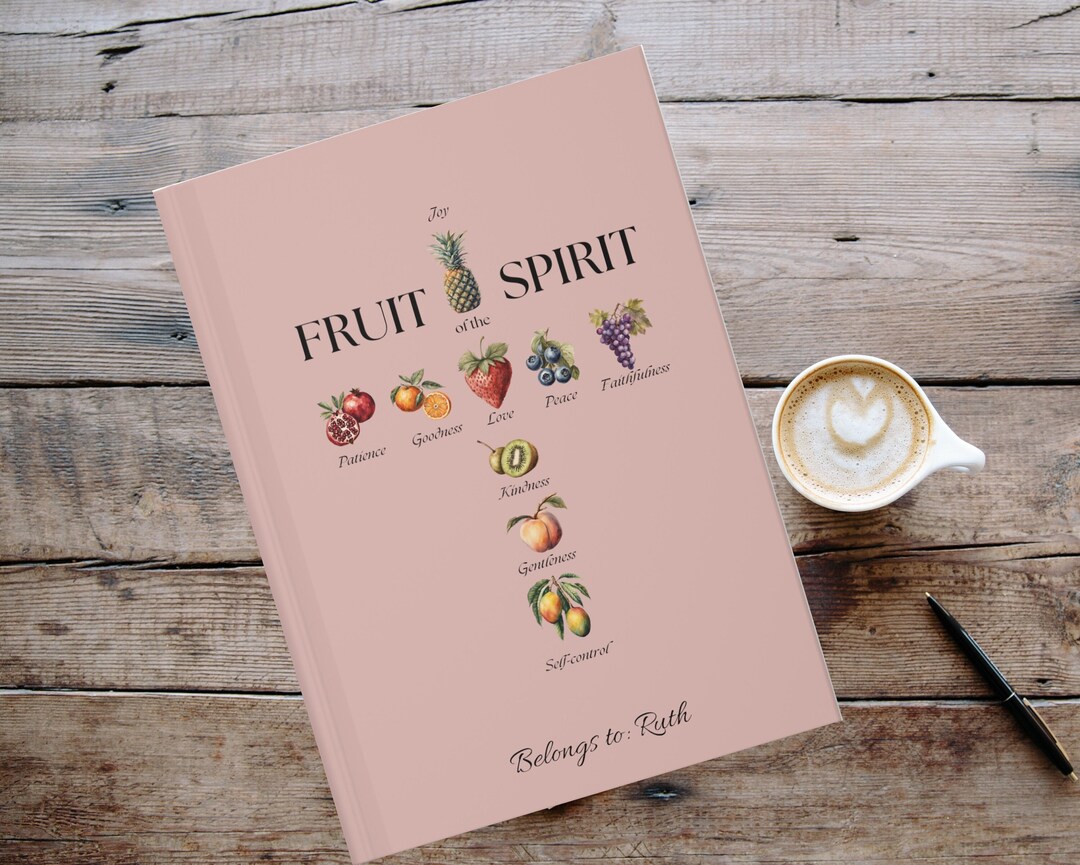 Fruit of the Spirit Personalized Prayer Journal for Women Christian ...