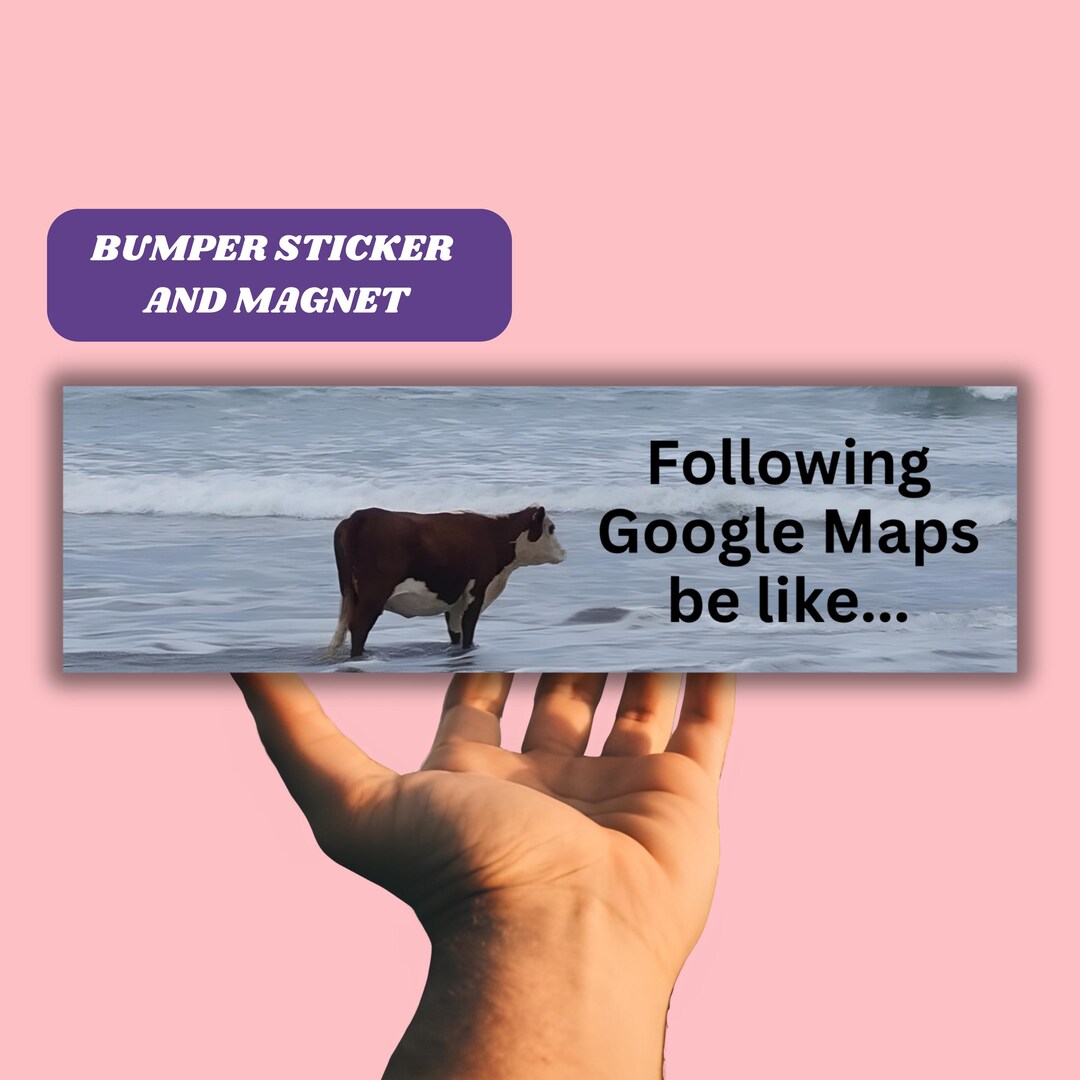 Funny Bumper Sticker & Magnet | Bad New Learner Driver Lost Vinyl ...