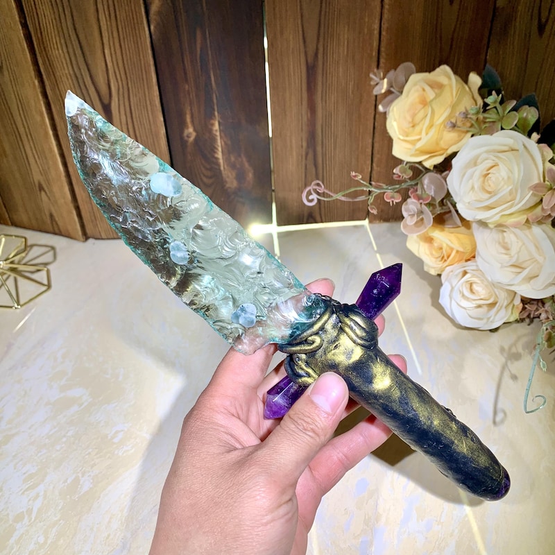 Crystal Dagger - Etsy
