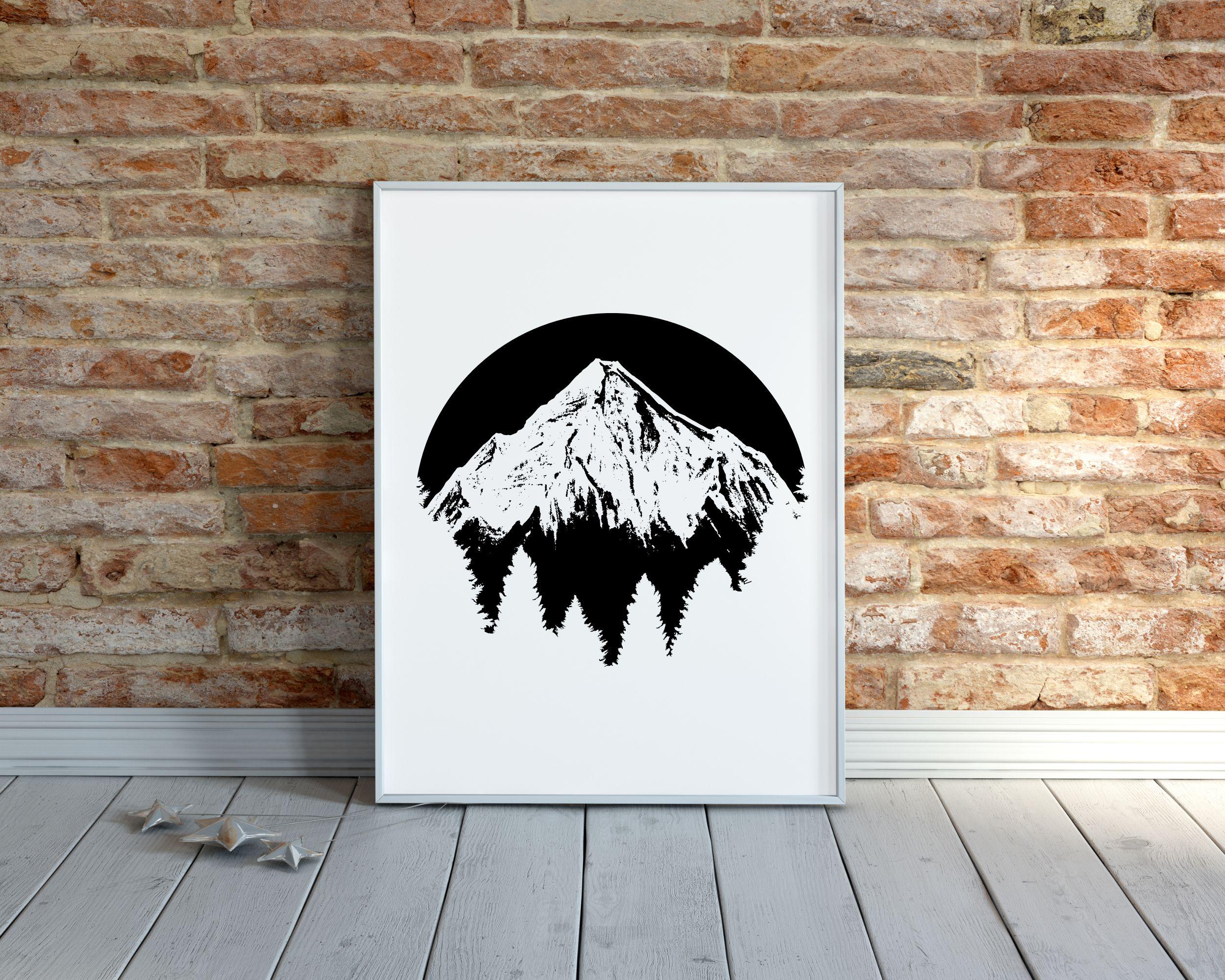 Forest Adventure SVG Bundle, Mountain Outdoor Clipart (digital Files ...
