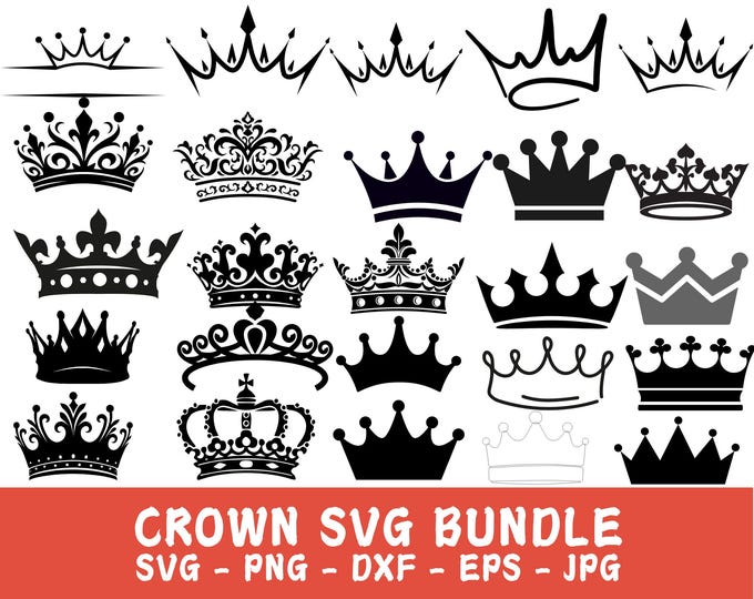 Royal Crown SVG File, King Crown SVG, Queen Crown SVG, Princess Tiara ...