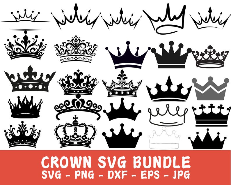 Royal Crown SVG File, King Crown SVG, Queen Crown SVG, Princess Tiara ...