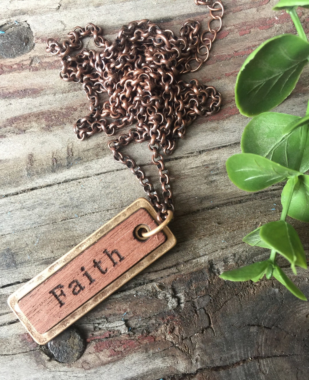 Faith Pendant,faith,religious Jewelry,religion,faith Tag,tag Jewelry ...