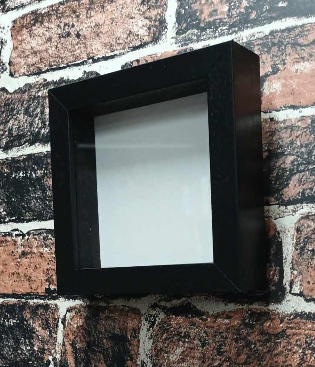 5 X 3D Deep Box Photo Frame- 5" X 5" Black Shadow Frame With Choice of ...