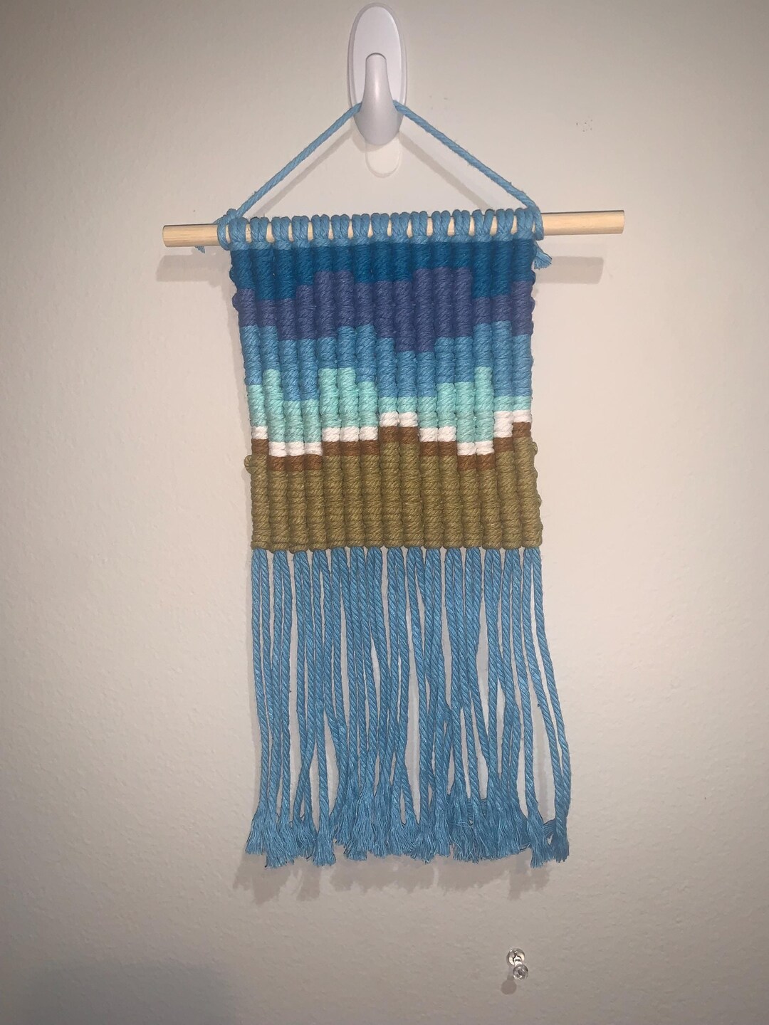 Beach Wall Art, Ocean Waves Macrame Wall Hanging, Ocean Decor, Ocean ...