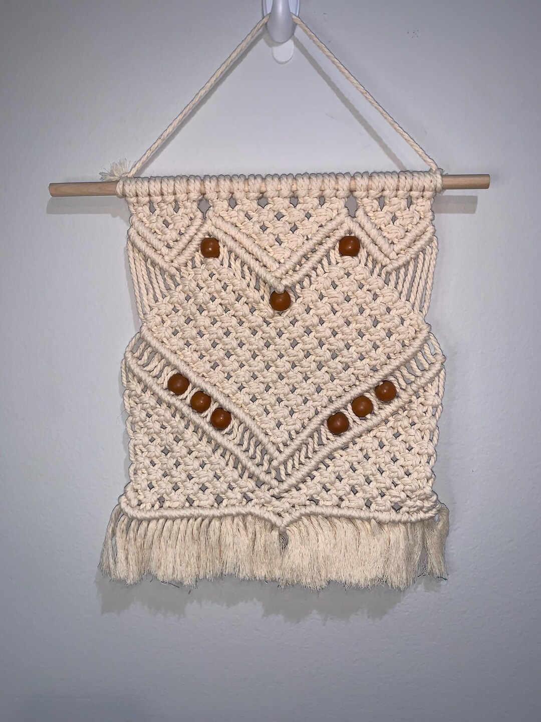 Western Boho Macrame Hanging, Vintage Looking Decor, Plant Mom Gift ...