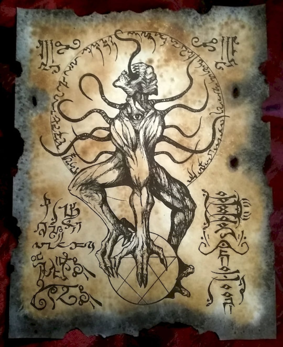 Cthulhu Larp NYARLATHOTEP RITUAL Necronomicon Demon Occult Dark Art ...