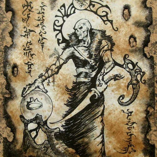 CTHULHU SEAL Necronomicon Page Occult Demon Magick Dark Spirit | Etsy ...