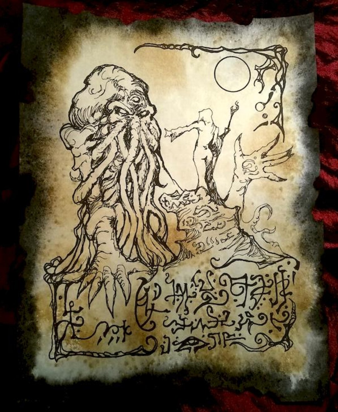SONG OF CTHULHU Necronomicon Cthulhu Rpg Larp Prop Occult Dnd - Etsy