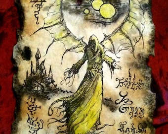 ELDRITCH DEVIL Cthulhu Larp Necronomicon Scrolls Dark Occult | Etsy