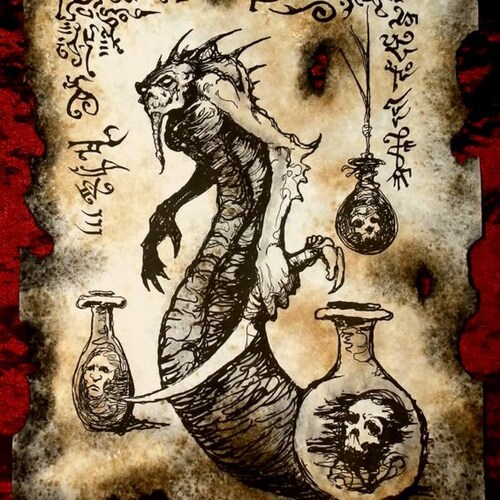 UNSPEAKABLE MONSTER Cthulhu Larp Necronomicon Fragment - Etsy