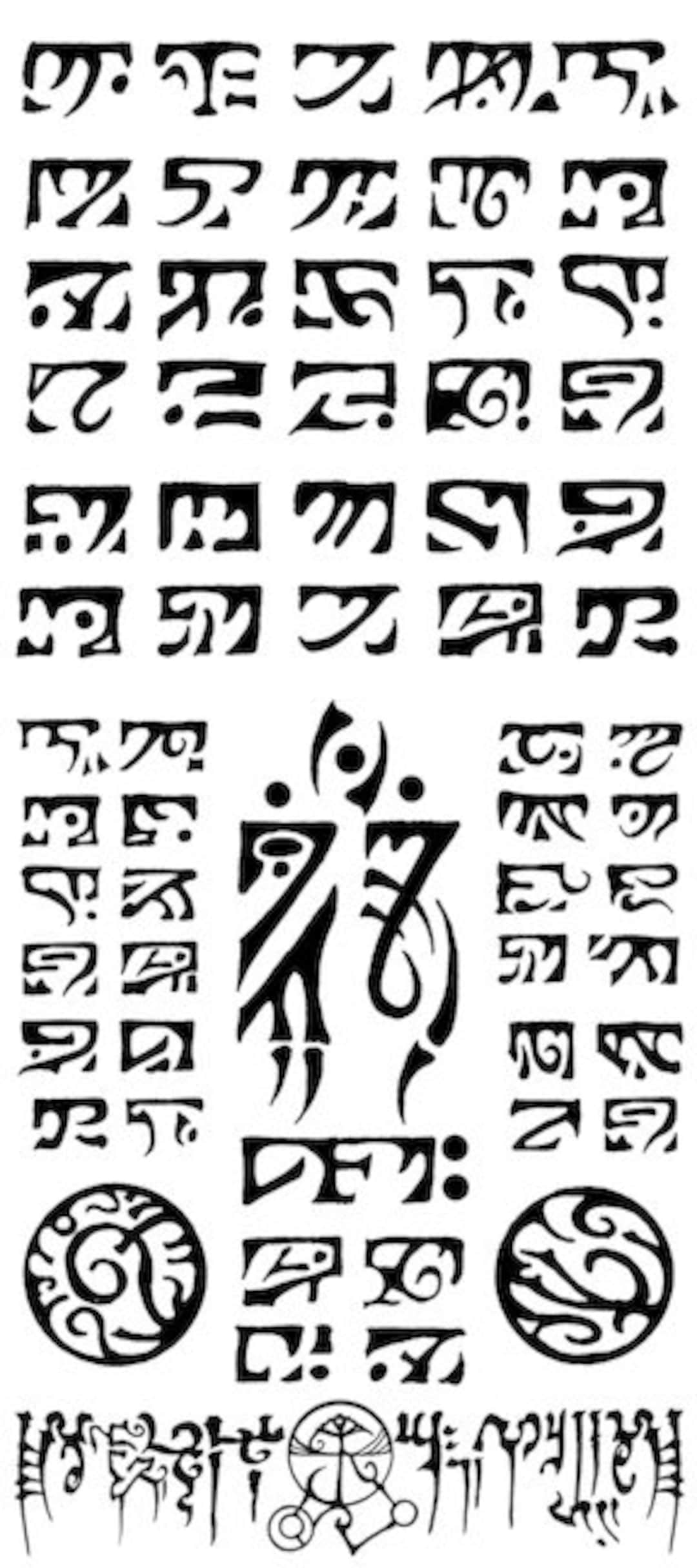 AKLO RUNES NECRONOMICON Pages Instant Download Magic Seals and Occult ...