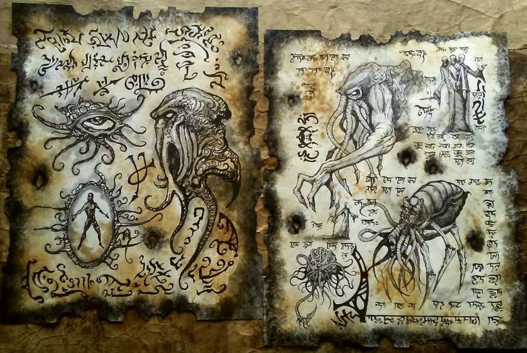 CTHULHU INCANTATIONS Larp Necronomicon Lovecraft Monsters Occult Horror ...