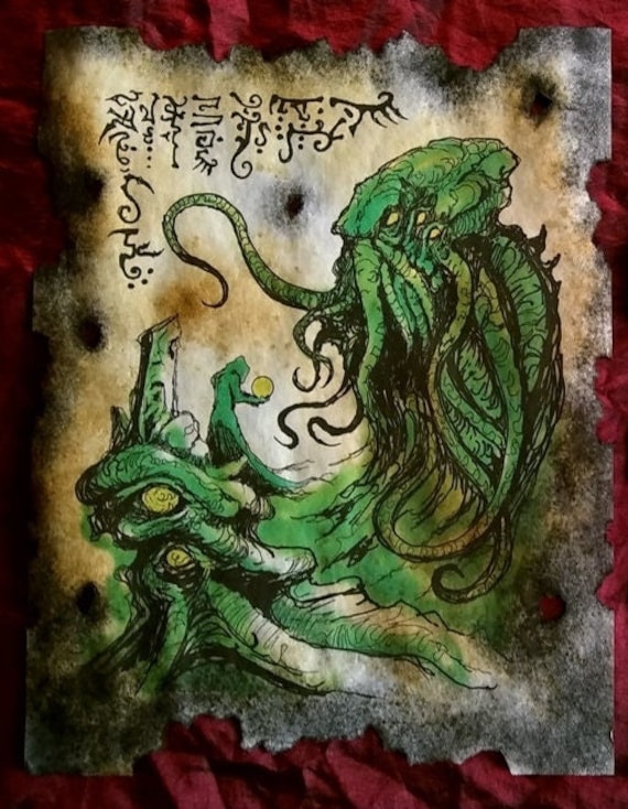 CTHULHU SPAWN of Rlyeh Larp Necronomicon Lovecraft Monsters - Etsy