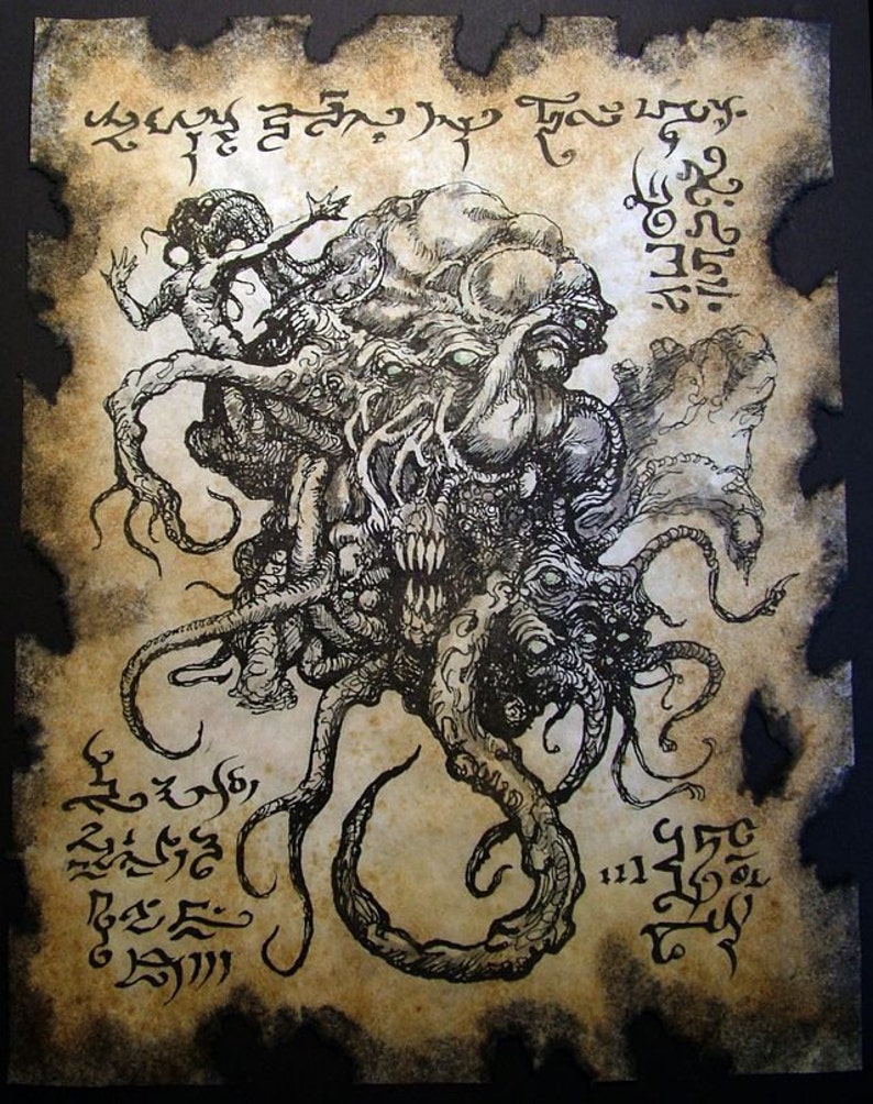 Cthulhu Larp SHOGGOTH Necronomicon Occult Witchcraft Horror - Etsy
