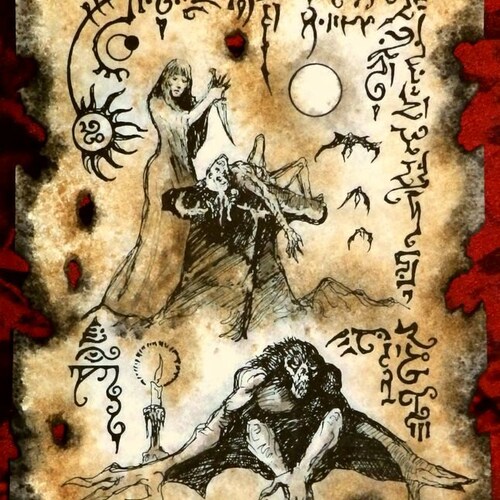 UNSPEAKABLE MONSTER Cthulhu Larp Necronomicon Fragment - Etsy