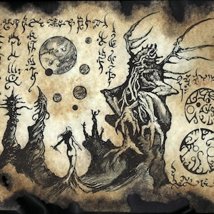 XOTH TITANS Cthulhu Larp Necronomicon Fragment Magick Occult - Etsy