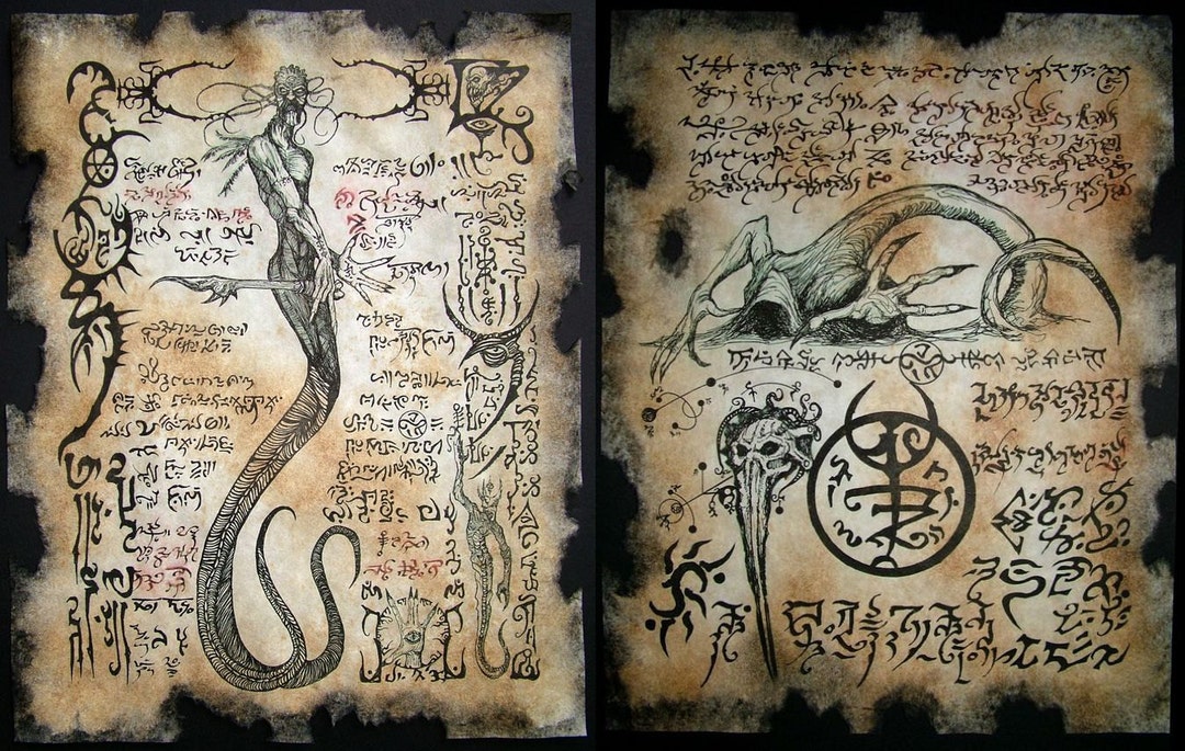 CULT of YIG Cthulhu Larp Necronomicon Occult Witchcraft Horror Magic - Etsy