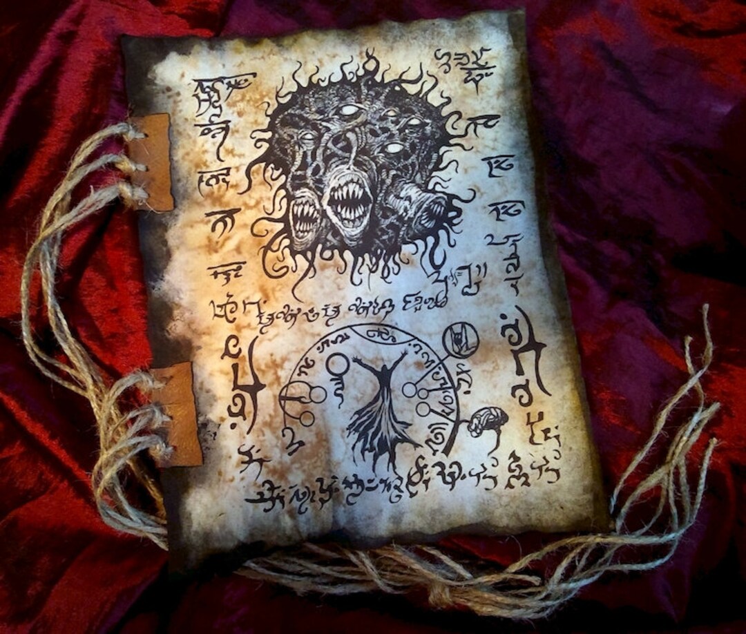 YOG SOTHOTH RITUALS Tome Fragment Necronomicon Cthulhu Larp Prop ...