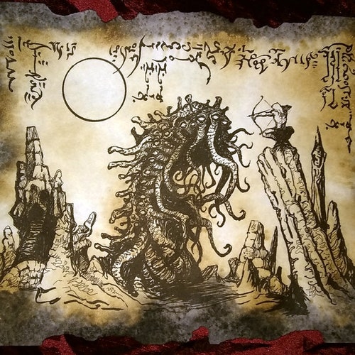The Time of the WORM Cthulhu Larp Necronomicon Fragment Occult - Etsy