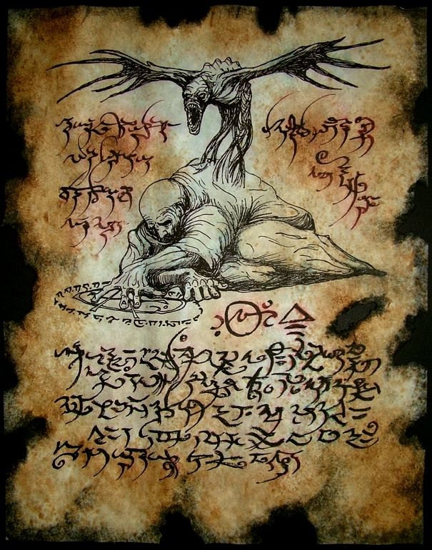 Cthulhu Larp ASTRAL SORCERY Necronomicon Demon Occult Dark Art | Etsy UK