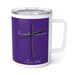 Raised Line Power Insulated Coffee Mug, 10oz Purple/white - Etsy