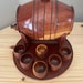Vintage Wood Barrel Decanter Set With Wooden Shot Glasses | Rustic ...