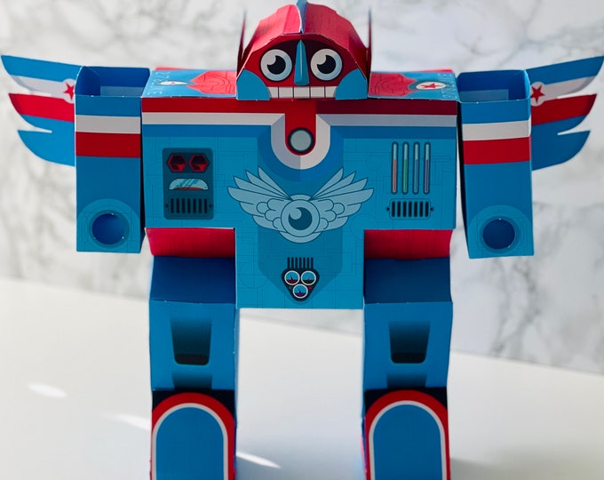 Build Your Own Super Robot, Robot Kit, Paper Robots, Kids Robot Toy ...