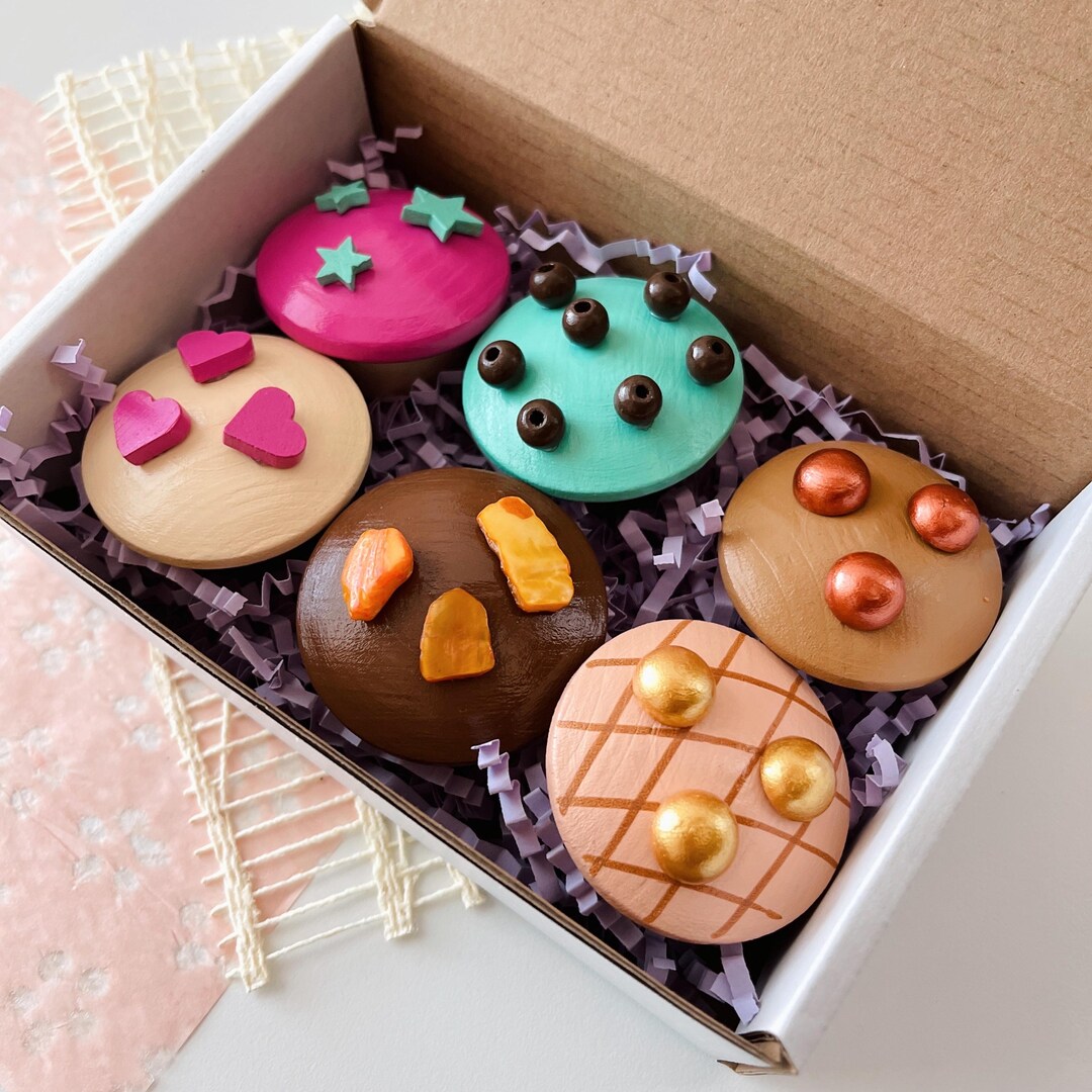 Imaginative Wooden Dessert Playset for Kids' Interactive Learning Fun ...