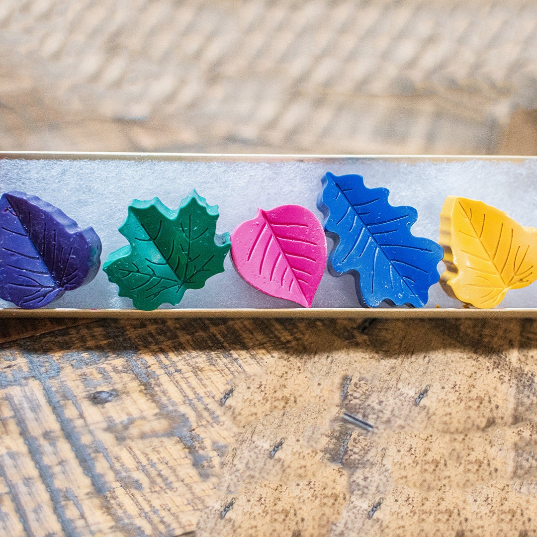 Leaf Crayon Set, Toddler Crayons, Recycled Crayons, Eco Crayons ...