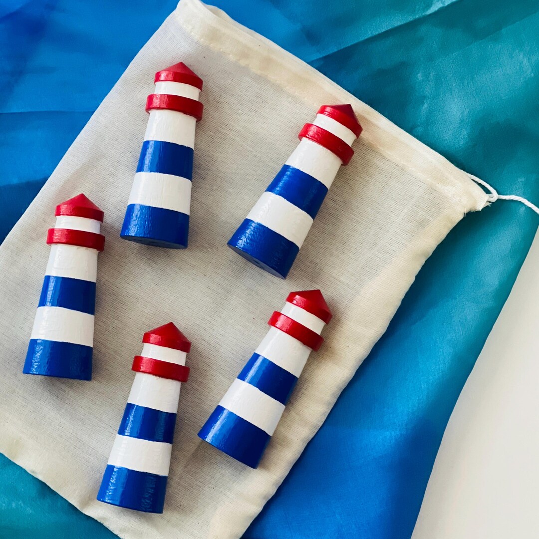 Eco-friendly Wooden Lighthouse Play Set for Sensory and Dramatic Play ...