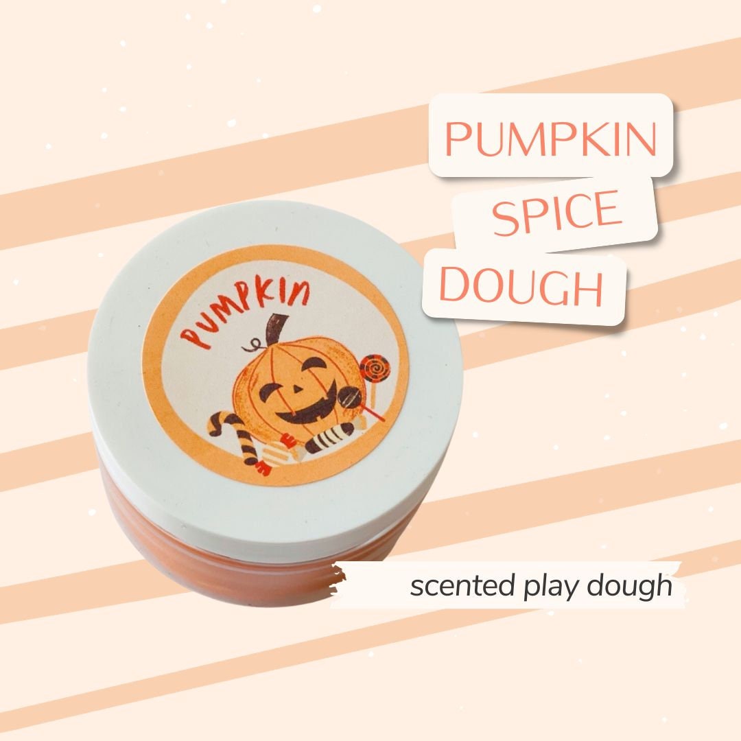 Pumpkin Spice Play Dough, Scented Play Dough, Squishy Dough, Play Dough ...