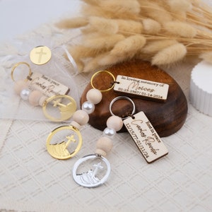 Personalized Funeral Keepsakes, Personalized Memorial Service Keychain ...