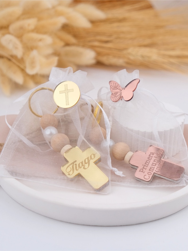 Unique Baptism Favors for Guests Personalized, Custom First Communion ...