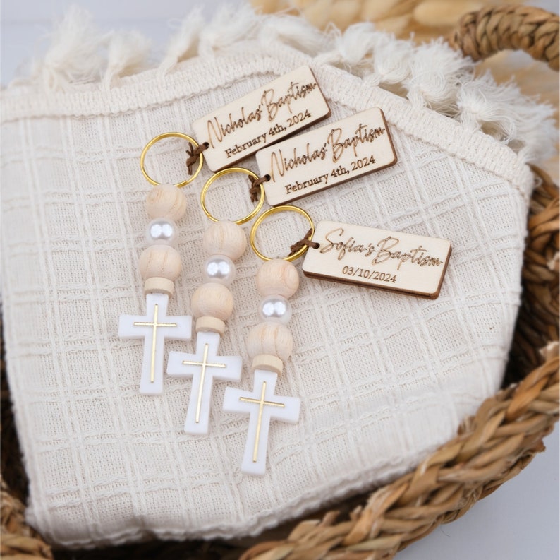 Baptism Party Favors for Guests, Personalized Christening Keepsakes ...