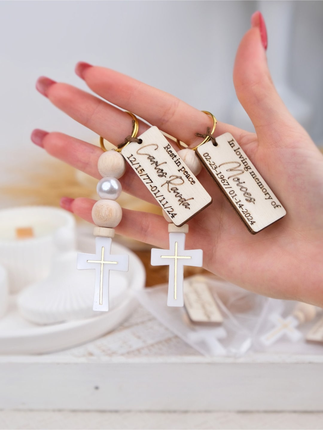 Personalized Funeral Favors, Memorial Favors for Guest, in Loving ...