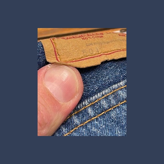 1980's vintage levis 501 jeans - Gem