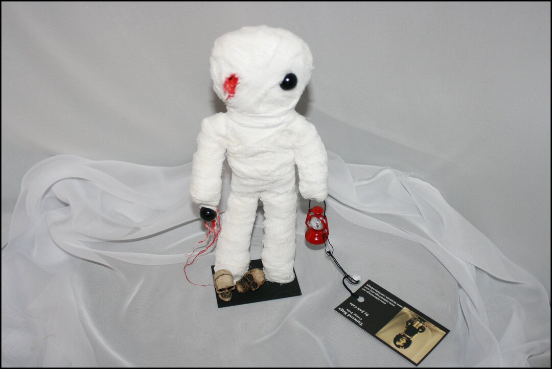 Mummy Sculpture Creepy Gothic Halloween Folk Art by Jodi Cain Tattered ...